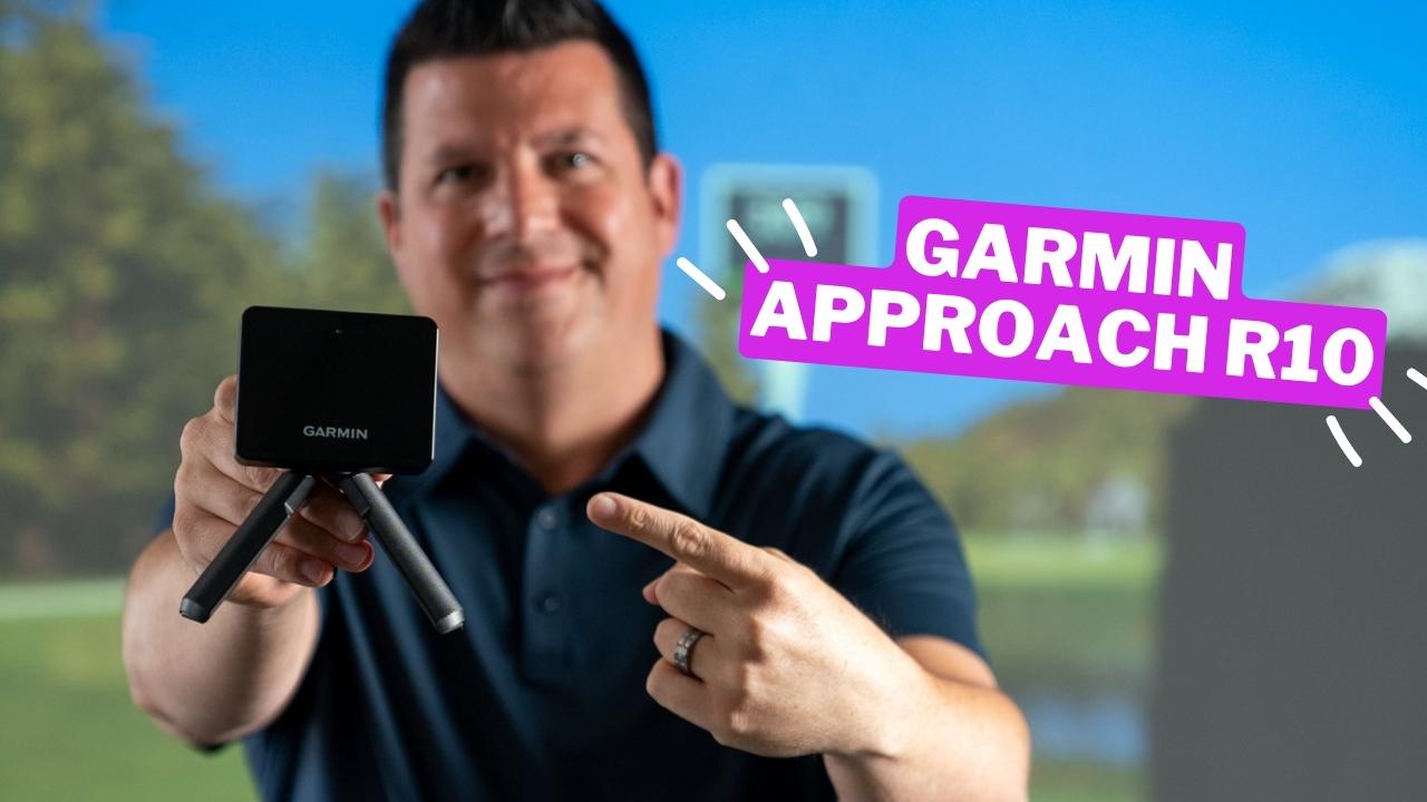 The Garmin Approach R10 is a great intro to golf simulators